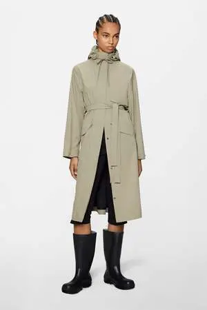 Rains Suva Hardshell W Coat - Beige