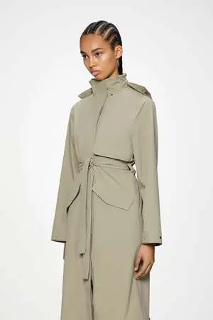 Rains Suva Hardshell W Coat - Beige