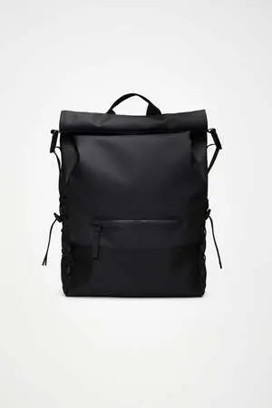 Rains Trail Mountaineer Rolltop Backpack - Black