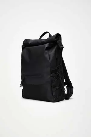 Rains Trail Mountaineer Rolltop Backpack - Black