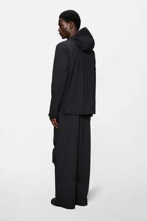 Rains Mito Ultralight Water-repellent Hooded Jacket - Black