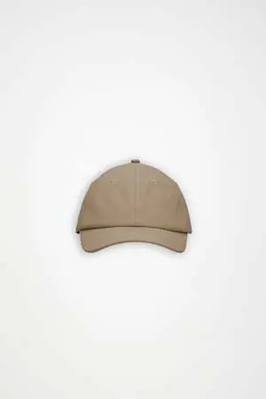 Rains Baseball Cap With Curved Brim - Beige