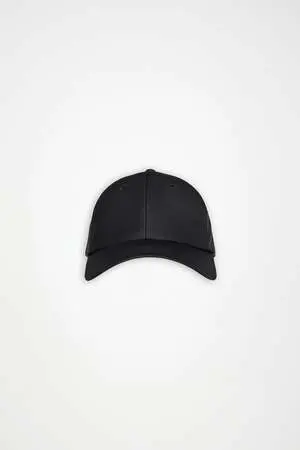 Rains Baseball Cap With Curved Brim - Black