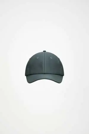 Rains Baseball Cap With Curved Brim - Grey