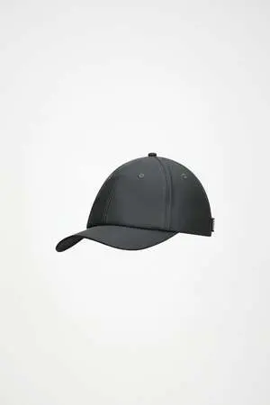 Rains Baseball Cap With Curved Brim - Grey