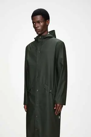 Rains Longer Jacket Waterproof Rainwear - Green