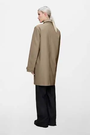 Rains Nara Long Jacket - Beige