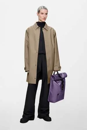 Rains Nara Long Jacket - Beige