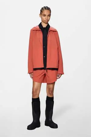 Rains Mito Jacket Ultralight Hooded Windbreaker - Kiln