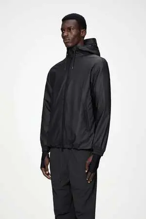 Rains Storm Breaker Hooded Waterproof Raincoat - Black