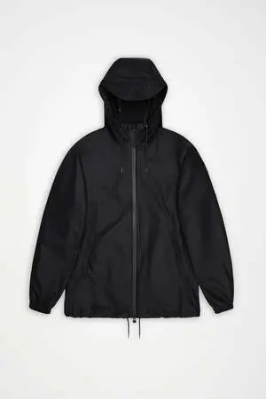 Rains Storm Breaker Hooded Waterproof Raincoat - Black