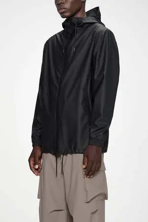 Rains Storm Breaker Hooded Waterproof Raincoat - Black
