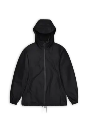 Rains Storm Breaker Hooded Waterproof Raincoat - Black