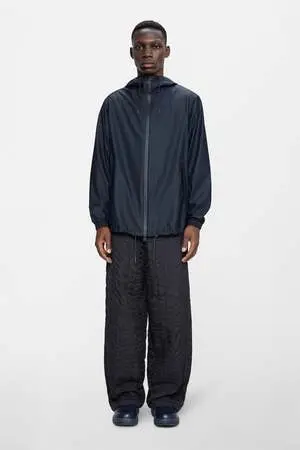 Rains Storm Breaker Hooded Waterproof Raincoat - Navy