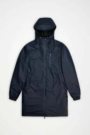 Rains Long Storm Breaker Waterproof Jacket - Navy