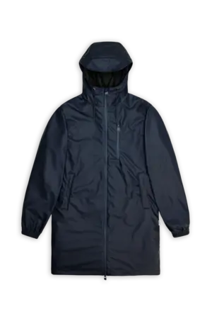 Rains Long Storm Breaker Waterproof Jacket - Navy
