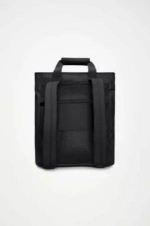 Rains Texel Waterproof Tote Backpack - Black