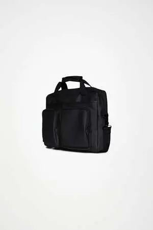 Rains Texel Tech Bag In Waterproof Pu - Black