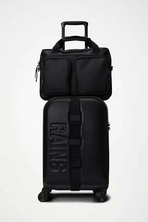 Rains Texel Tech Bag In Waterproof Pu - Black