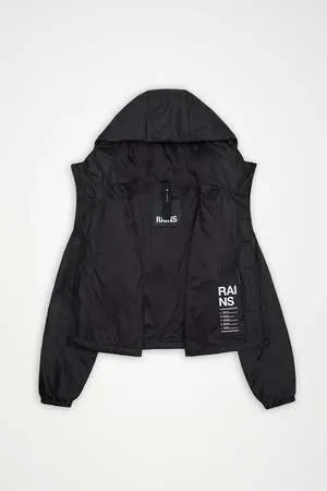 Rains Lohja Short Insulated Jacket - Black