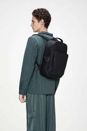 Rains Book Daypack Backpack - Black