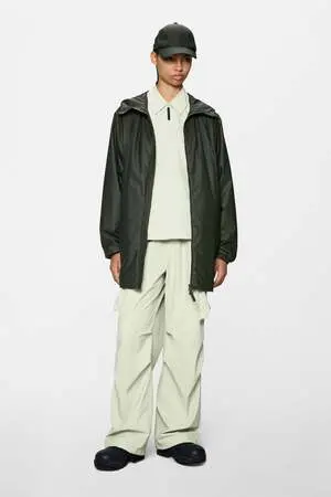 Rains Lohja Long Insulated Waterproof Jacket - Green