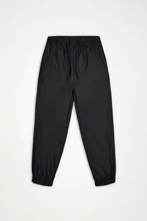 Rains Regular Fit Waterproof Pants - Black