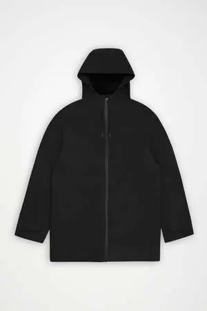 Rains Suva Hardshell Long Jacket - Black