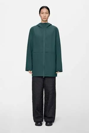 Rains Rains Suva Hardshell Long Jacket Green
