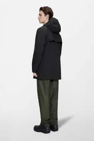 Rains Suva Hardshell Long Jacket - Black