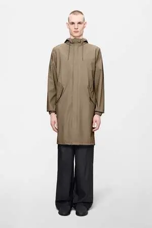 Rains Fishtail Parka Waterproof Raincoat - Beige