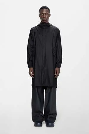 Rains Fishtail Parka Waterproof Raincoat - Black