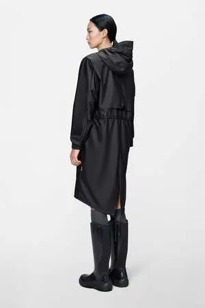 Rains String W Parka - Black