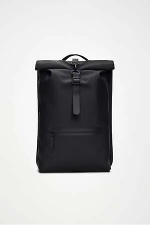 Rains Rolltop Rucksack - Black