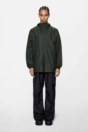 Rains Fishtail Jacket Waterproof Rainwear - Green