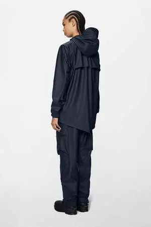 Rains Fishtail Jacket Waterproof Rainwear - Navy