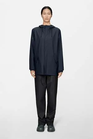 Rains Fishtail Jacket Waterproof Rainwear - Navy