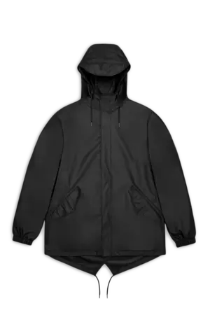 Rains Fishtail Jacket - Black
