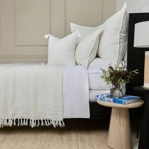 POM POM AT HOME Montauk Linen Bed Blanket, King