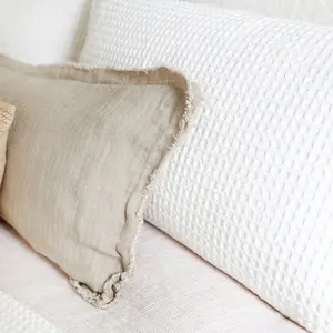 POM POM AT HOME Zuma Cotton Waffle Blanket, Twin/twin Xl - Cream