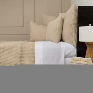 POM POM AT HOME Zuma Cotton Waffle Big Pillow, 28 X 36 - Natural