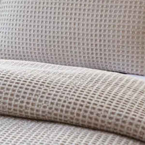 POM POM AT HOME Zuma Cotton Waffle Big Pillow, 28 X 36 - Natural