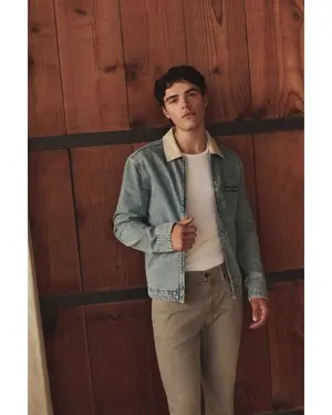 Paige Laughlin Denim Zip Up Jacket