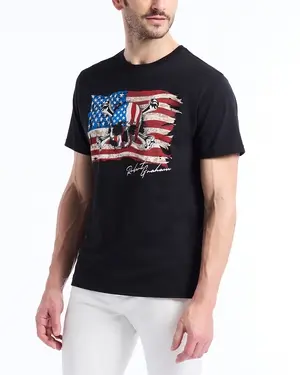 Robert Graham Skull Flag Short Sleeve Graphic Tee