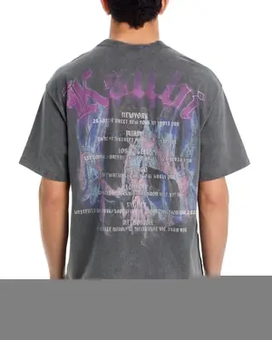 Ksubi Fallen Ekcess Logo Graphic Tour T-shirt
