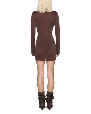 Ksubi Devin Long Sleeve Shirt Dress