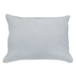 POM POM AT HOME Luke Cotton Striped King Sham - Light Blue