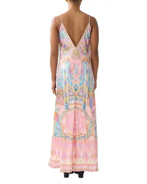 Camilla Printed Silk Maxi Dress
