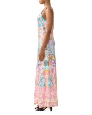 Camilla Printed Silk Maxi Dress