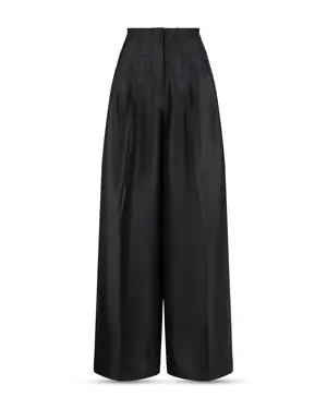 HEIRLOME Condesa Silk Trousers - Black
